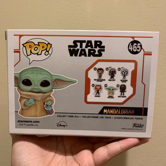 Funko | Accents | Nib Star Wars The Mandalorian Grogu With Cookies Baby Yoda Funko Pop 465 ...